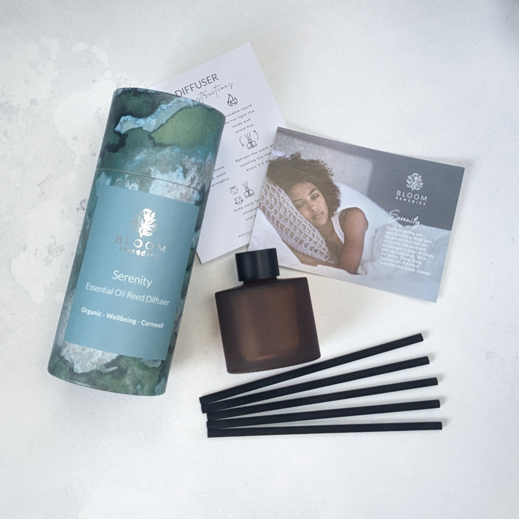 Serenity Pure Essential Oil Reed Diffuser – Bloom Remedies